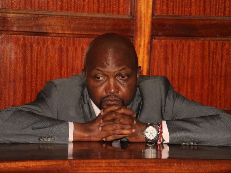 Johnson Muthama and Moses Kuria arrested